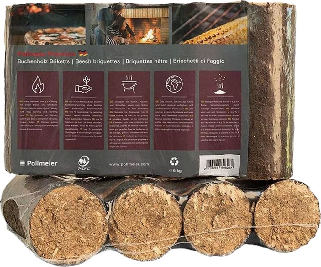 Buchenholzbriketts Pollmeier Premium 6kg x 4 | Kaufland.de