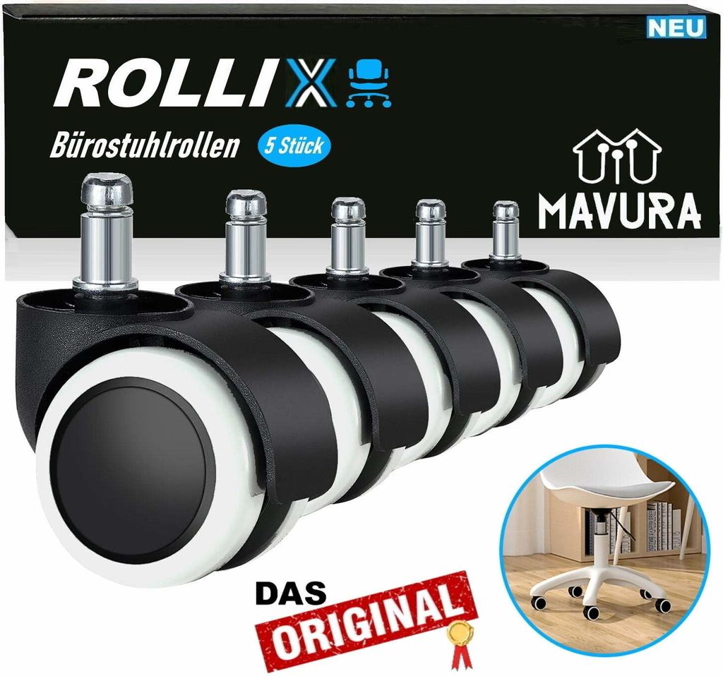 ROLLIX kolečka pro kancelářské židle kolečka | Kaufland.cz