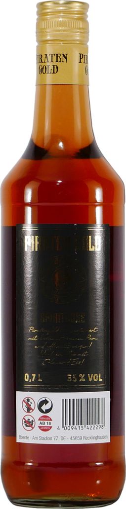 Boente Original Spiced Piraten Gold Rum | Kaufland.de