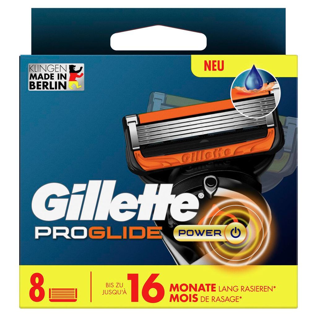 Gillette ProGlide Power System náhradní žiletky 8 kusů