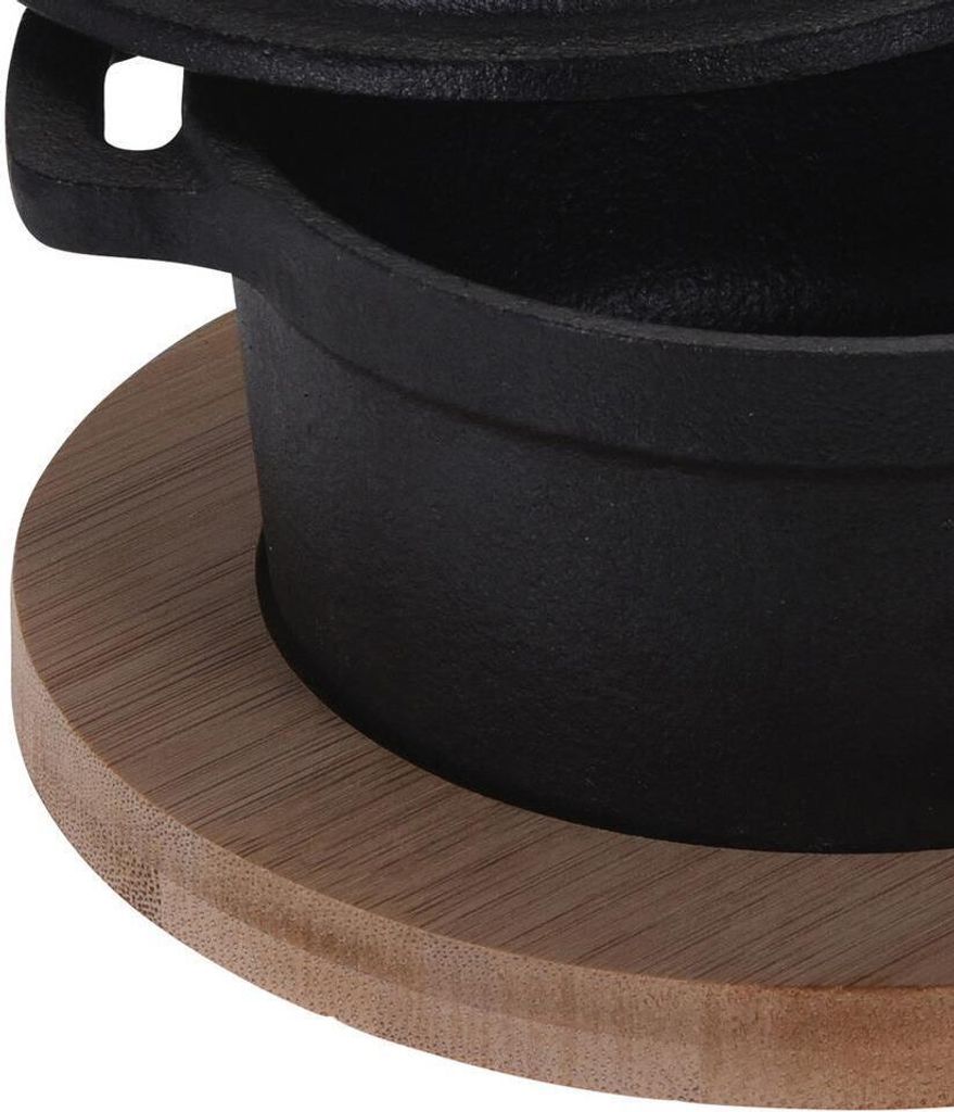 Gusseiserner Topf mit Deckel und Brett zum | Kaufland.de