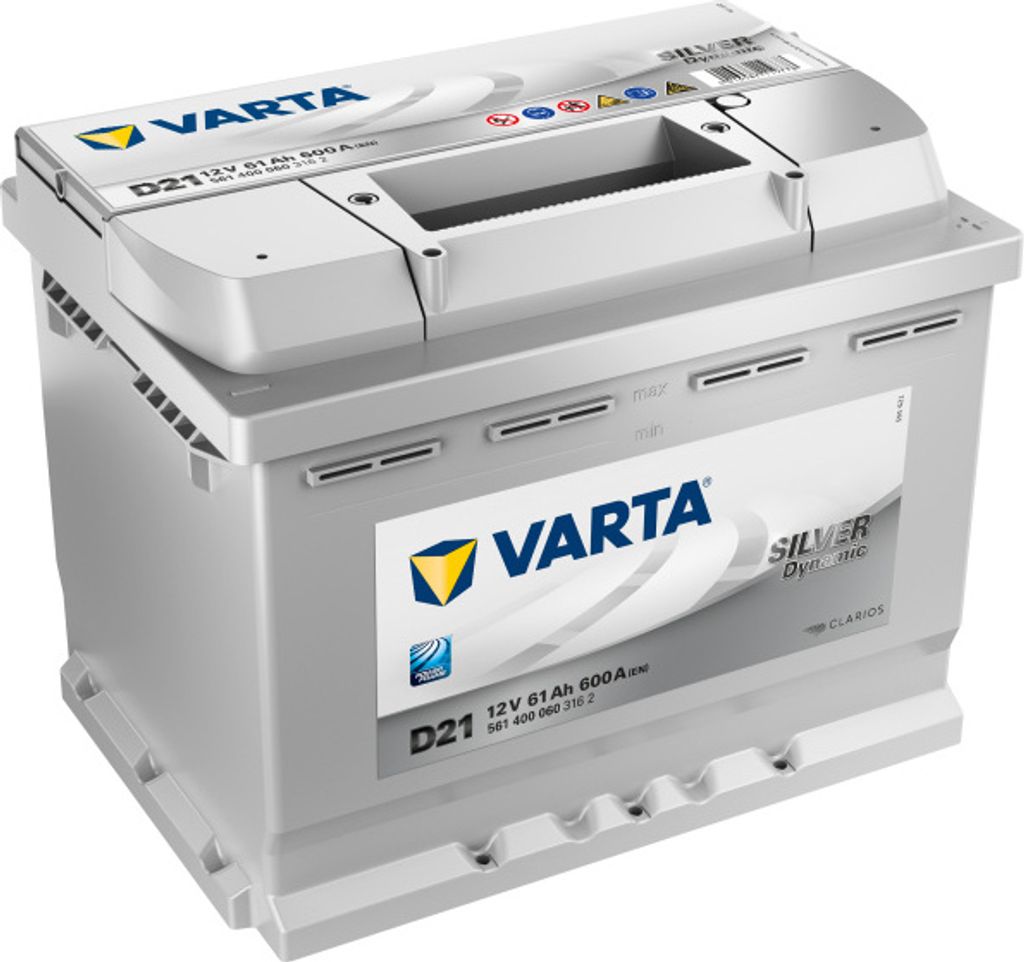 Autobatérie Varta Silver Dynamic 61Ah, 12V, 600A, D21