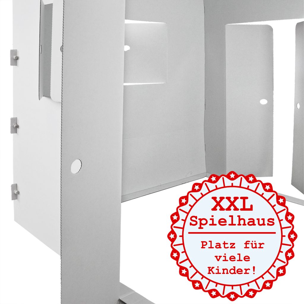 XXL Kinder Spielhaus Pappe Bastelkarton Haus | Kaufland.de
