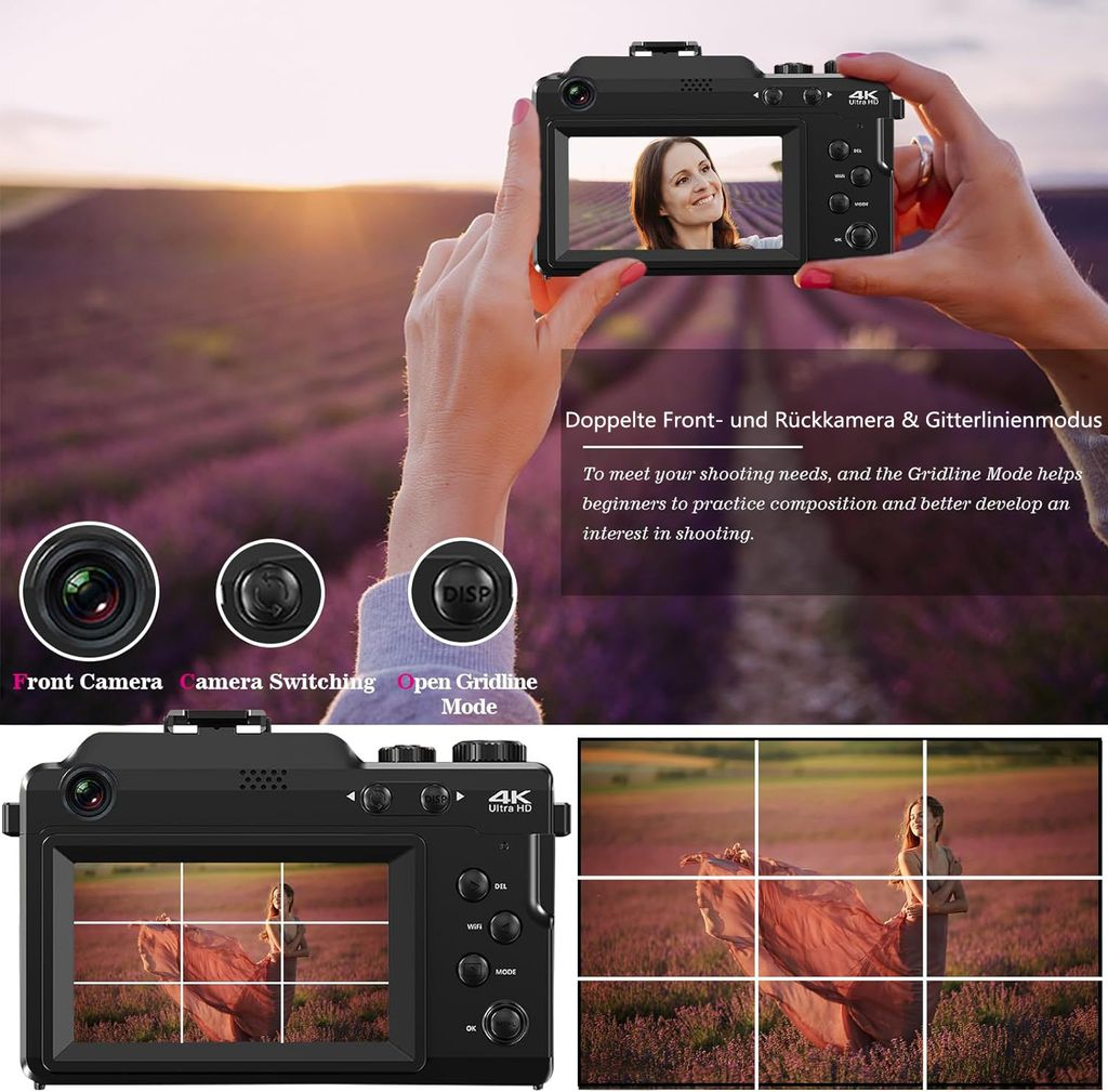 Digitálny fotoaparát dvojitý 48MP, video 4K, | Kaufland.sk