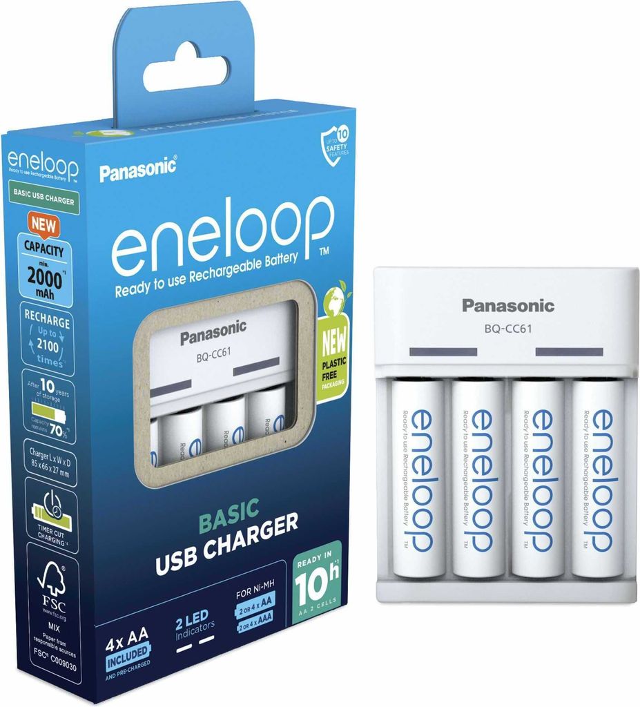 Panasonic eneloop Basic USB Charger BQ-CC61 | Kaufland.cz