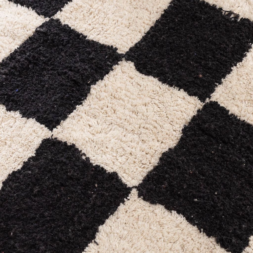 Retro Teppich - Gambit Schwarz Weiß - | Kaufland.de
