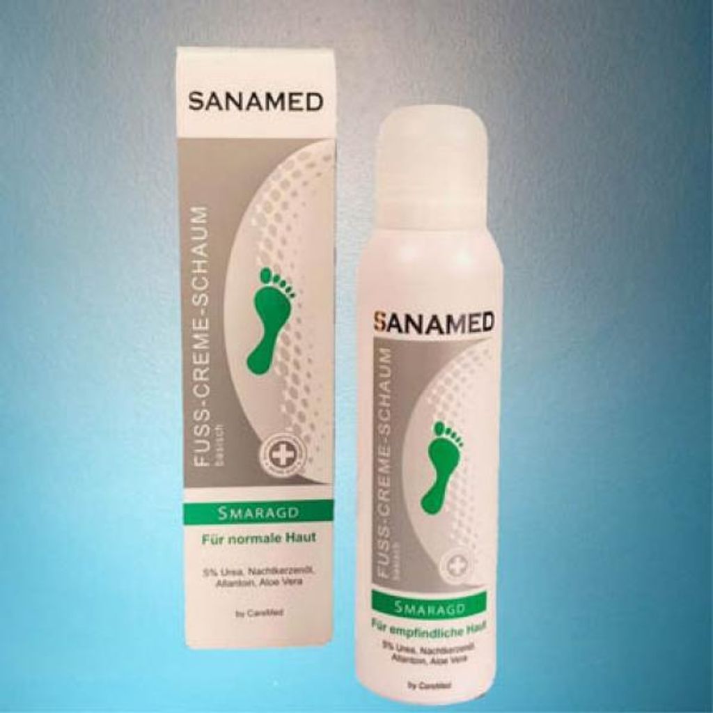 Smaragd Sanamed Fußcremeschaum 150 ml | Kaufland.de