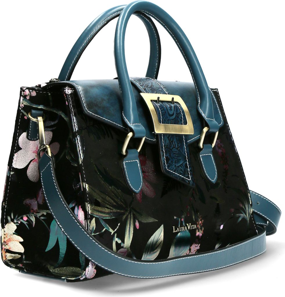 Laura Vita Damen Henkeltasche Blumen Muster | Kaufland.de