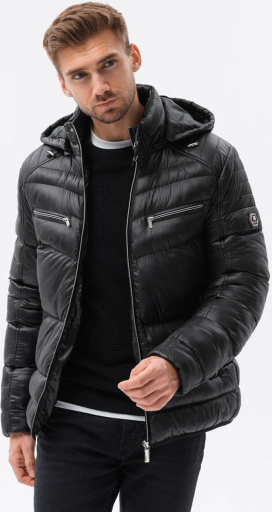 Ombre Herren Winterjacke mit Kapuze vorne | Kaufland.de