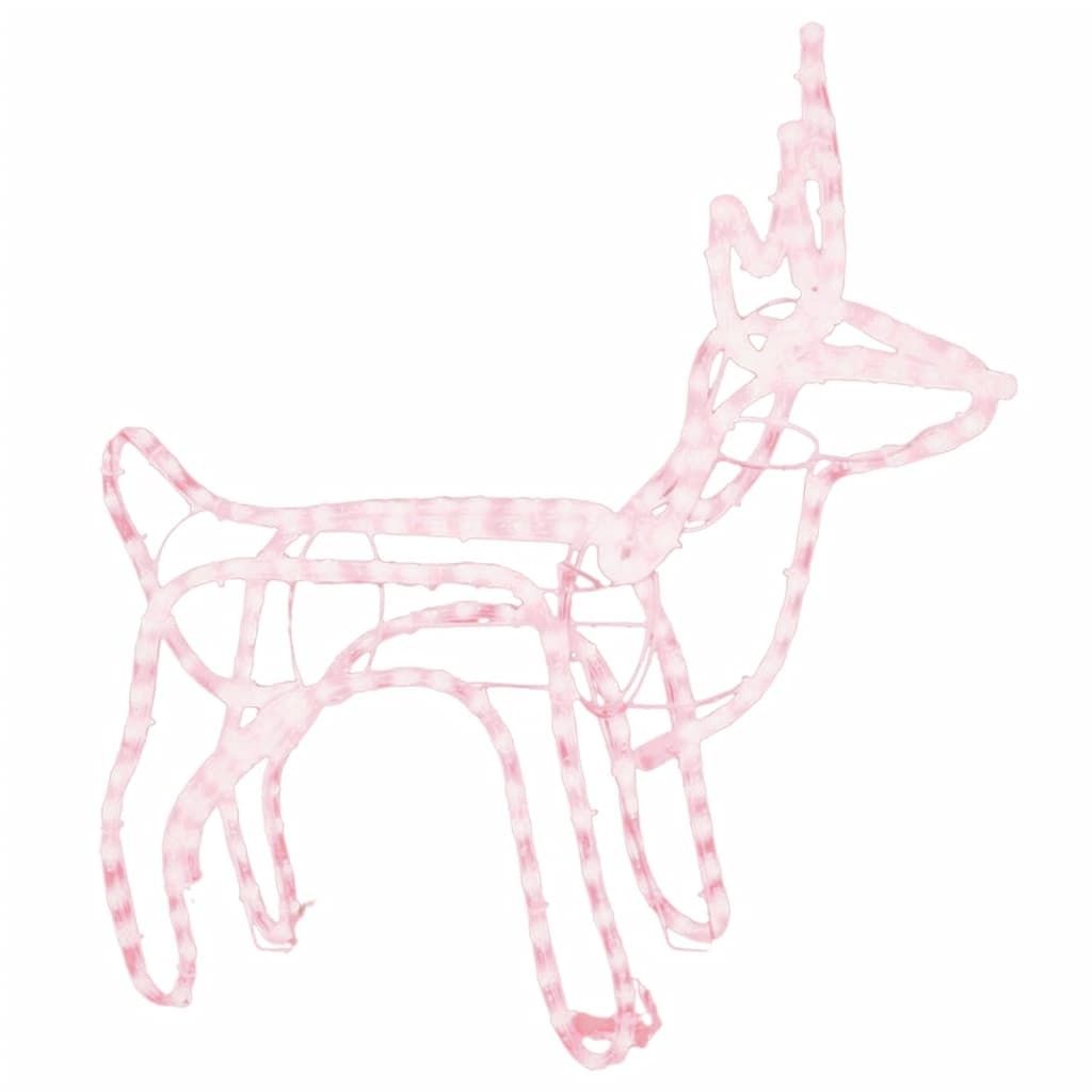 vidaXL LED silueta soba teplá bílá 60x30x60 | Kaufland.cz