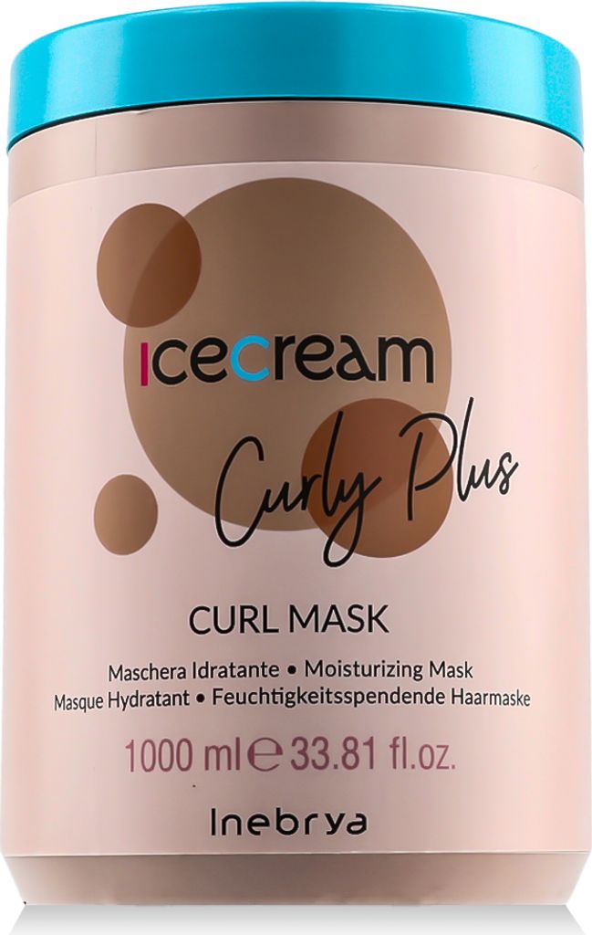 Inebrya Ice Cream Curly Plus Curl Mask stärkende Maske