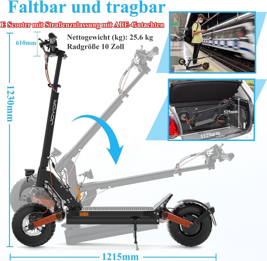 Joyor S5 PRO mit Straßenzulassung (ABE) - | Kaufland.de