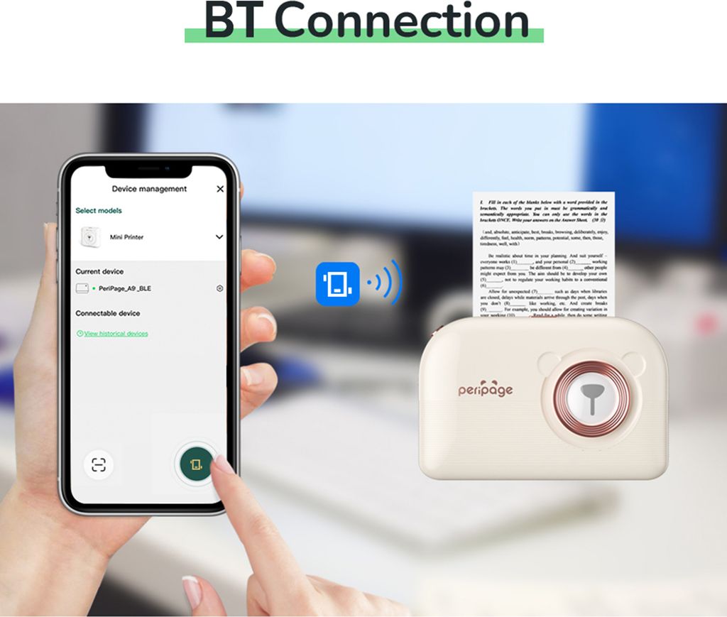 Přenosná tiskárna štítků PeriPage A3X Mini, | Kaufland.cz