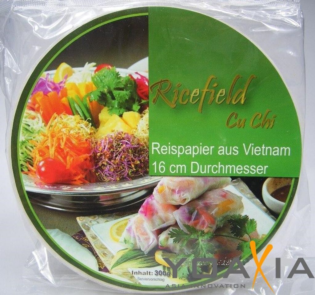 Doppelpack rundes Reispapier (2x 300g) | Ø 16cm | für