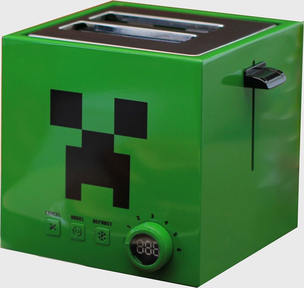 Toaster Minecraft Creeper Square, grün | Kaufland.de