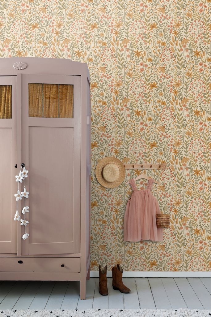 ESTAhome Tapete Feldblumen Orange und | Kaufland.de