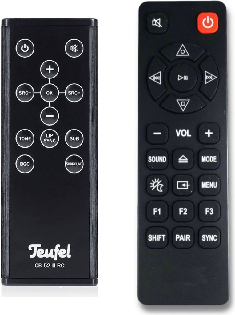 Ersatz Fernbedienung passend für Teufel CB 52 II RC | CB52