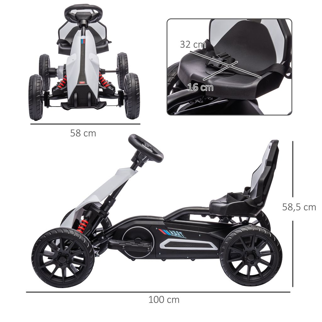 HOMCOM Go-Kart, Elektroauto für Kinder von 3 | Kaufland.de