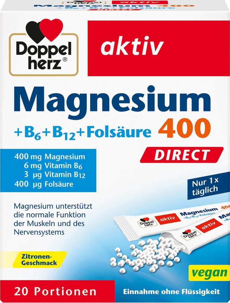 Doppelherz Magnesium+B Vitamins Direct | Kaufland.sk