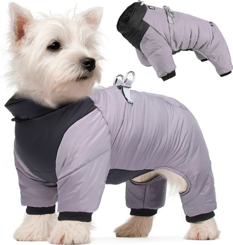 INF Šedá srst pro psy teplá a voděodolná M | Kaufland.cz