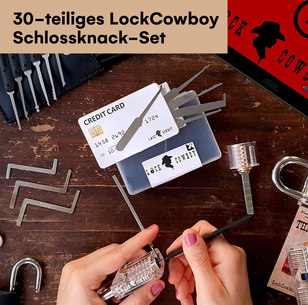 LOCK COWBOY 30dílná sada na otevírání zámků | Kaufland.cz
