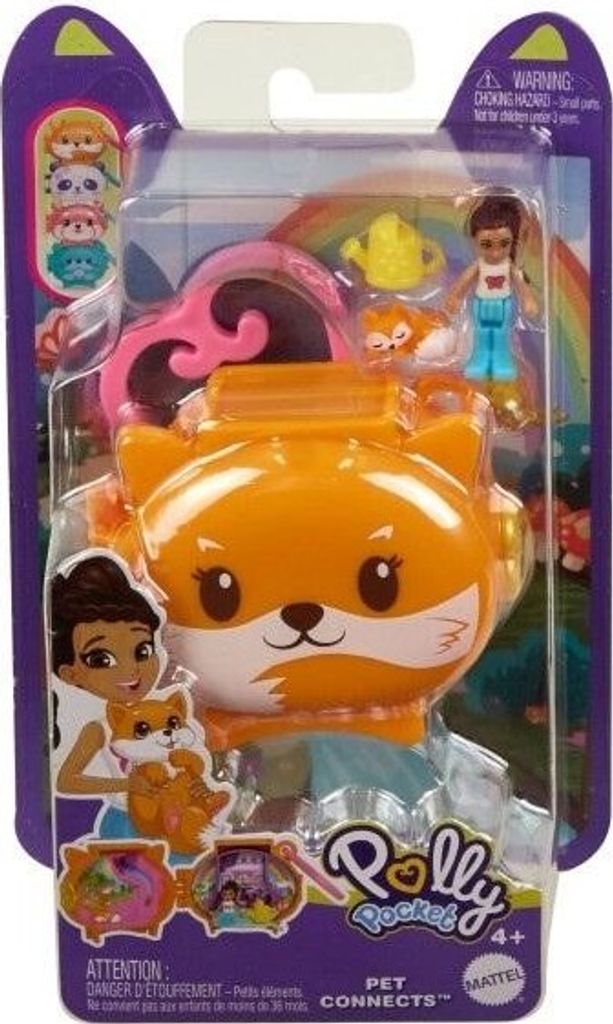 Polly Pocket Pet Connects Fox HRD39 Mini-poupées