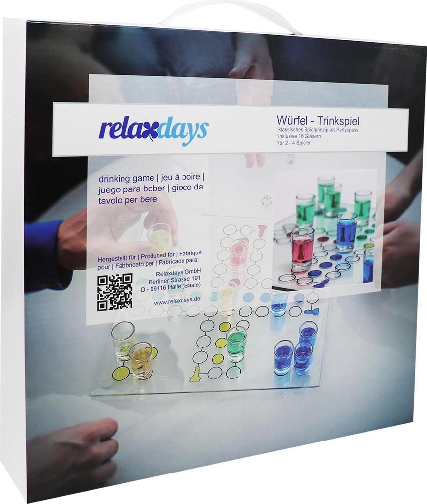 Relaxdays 10010181 Drinking Ludo Spiel, | Kaufland.de