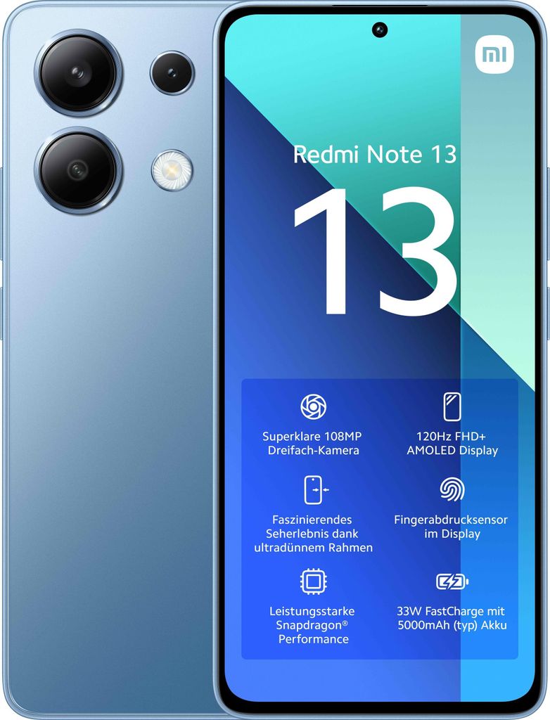 Xiaomi Redmi Note 13 6+128 GB 6,67" NFC Ice Blue DS EU