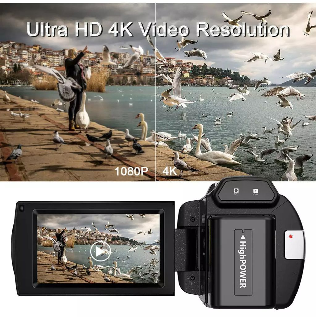 INF Videokamera 4K HD/48MP/16x Zoom/32GB | Kaufland.sk