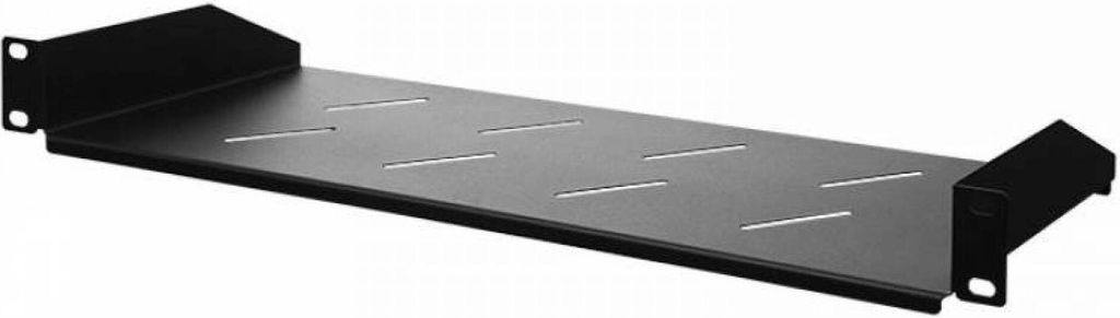 Rack Shelf 19" 1U, 170mm, Black | Kaufland.cz