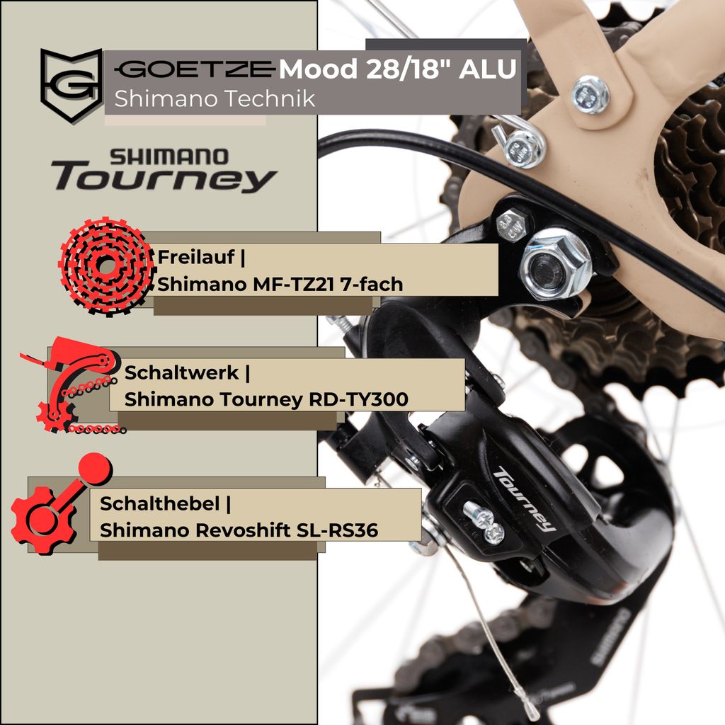 Goetze City Bike Mood 28 Zoll ALU, 7-Gang | Kaufland.de