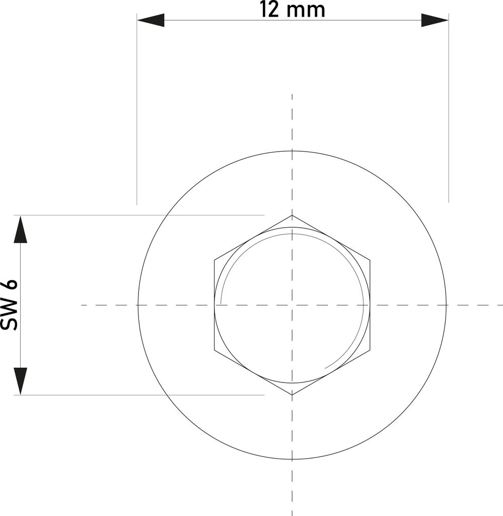 10x šroubovací hlavice M6 - délka 12 mm - | Kaufland.cz