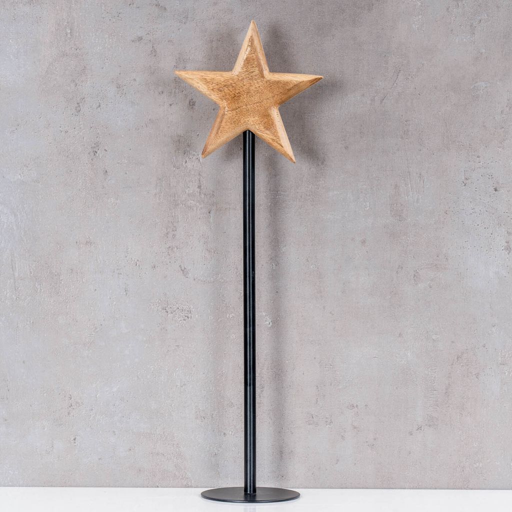 Stern Aufsteller H50cm Mangostern Natur | Kaufland.de