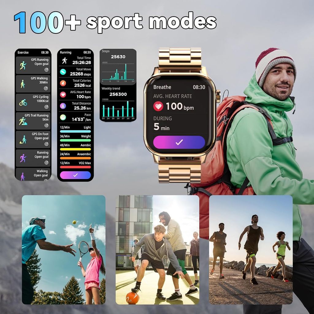 Homailida Smartwatch Herren und Damen mit 2 | Kaufland.de