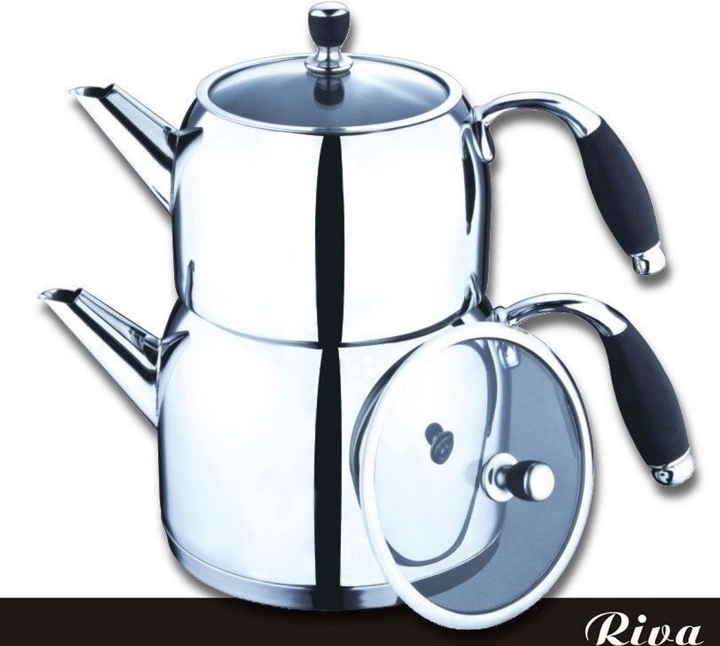 Roland Germany Teekanne Teekocher Riva 3.0 Liter Edelstahl