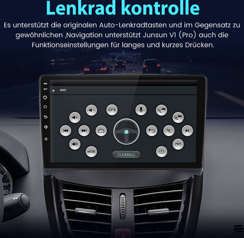 9 Zoll 2+32G Android12 GPS NAVI Für Peugeot | Kaufland.de