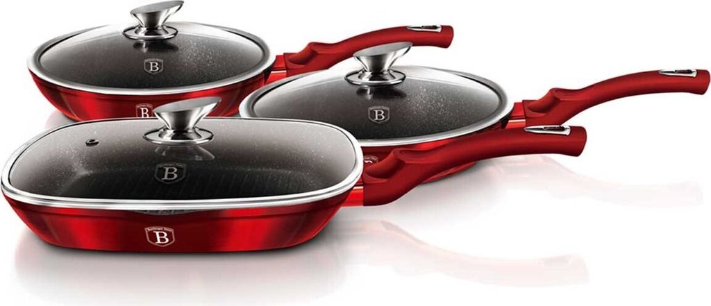 Berlinger Haus kochgeschirr-Set Burgundy | Kaufland.de