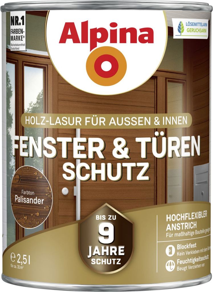 Alpina Fenster- und Türen-Schutz palisander | Kaufland.de
