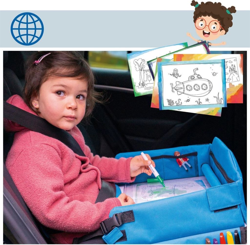 WALSER Reisetisch Auto Kinder, Autotisch für | Kaufland.de