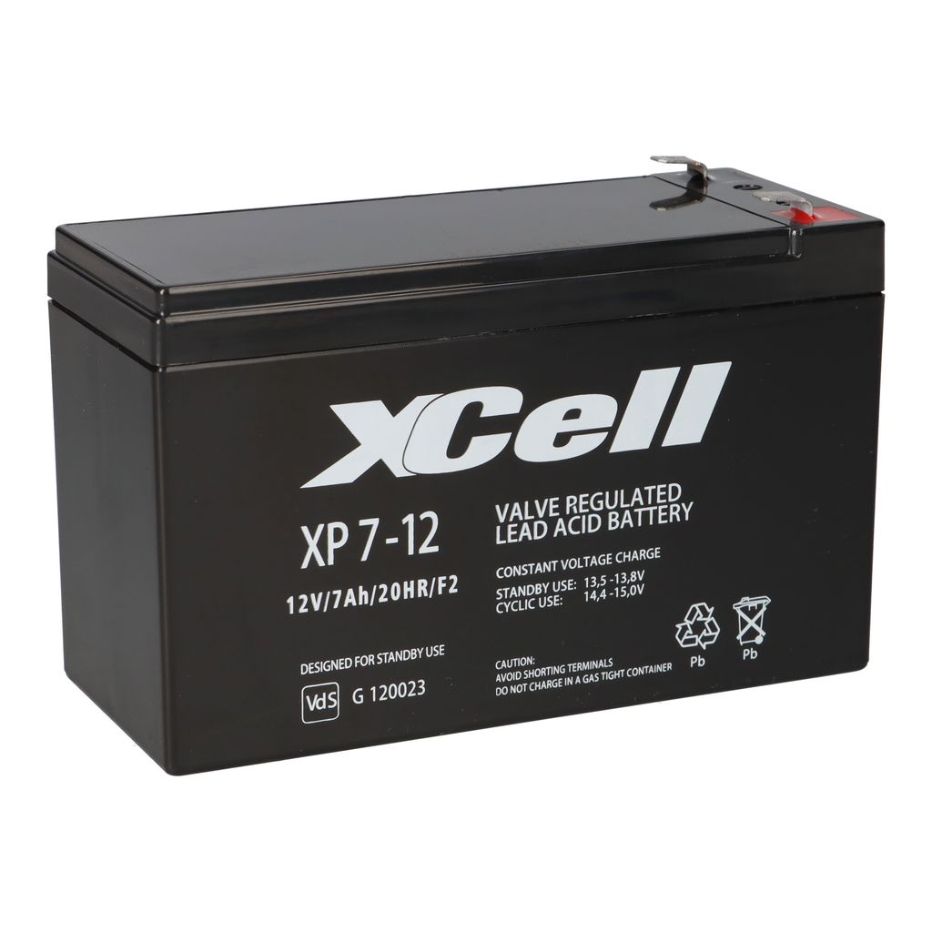 XCell Bleiakku XP7-12 - F2 12V 7 Ah Pb 6,3mm | Kaufland.de