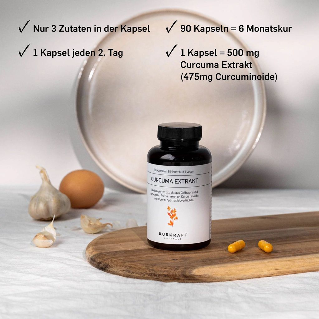 Kurkraft Curcuma Extrakt - 90 Kapseln - | Kaufland.de