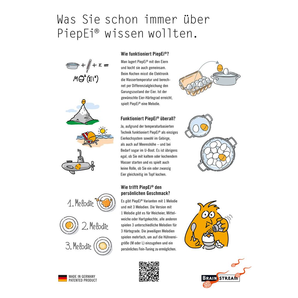 PiepEi Hippie, Eieruhr zum Mitkochen, misst | Kaufland.de