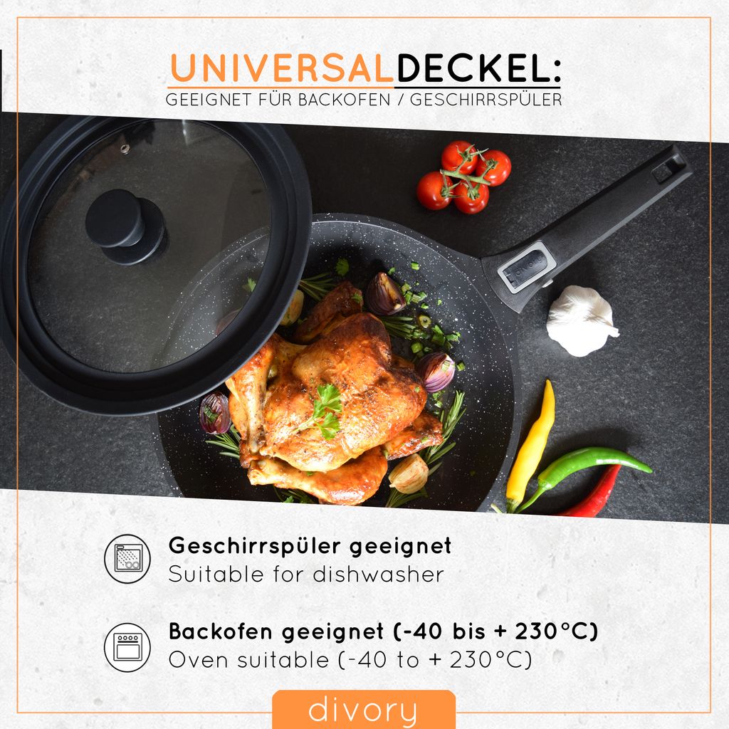 DIVORY Universaldeckel Ø 24, 26 und 28 Deckel | Kaufland.de