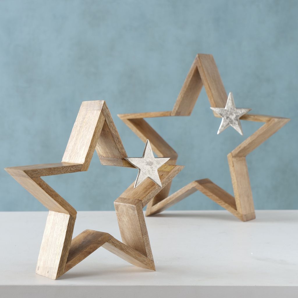 Stern Holz Dekoaufsteller Weihnachten | Kaufland.de