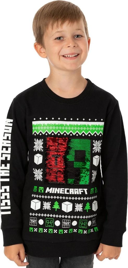 Minecraft - Pullover Pailletten für Kinder - | Kaufland.de