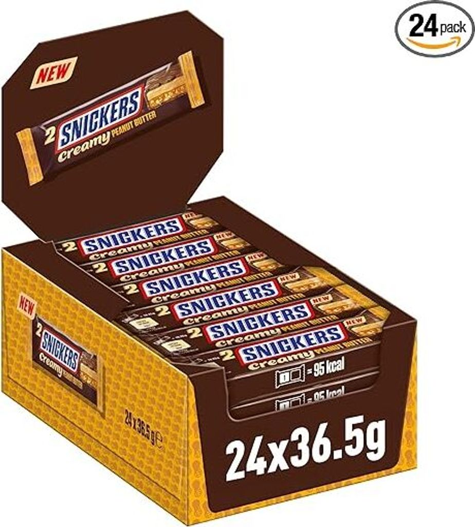 SNICKERS Duo Creamy Peanut Butter 24x(2x18,25g)