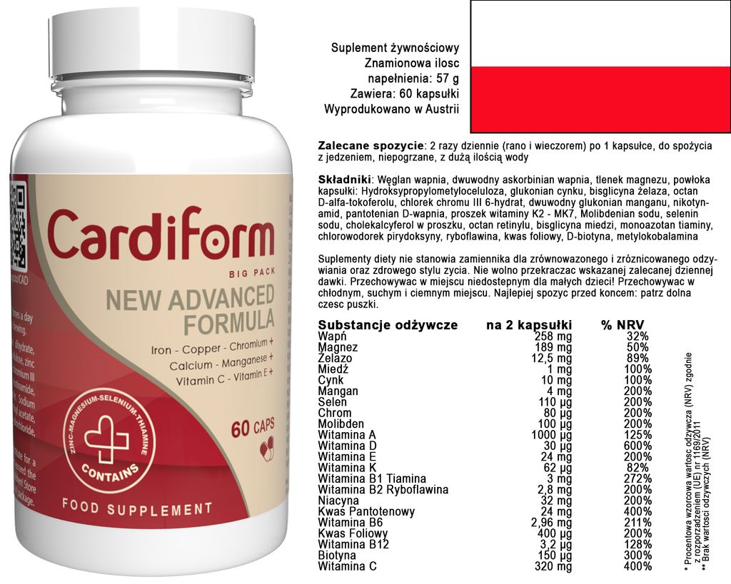 Fyron Cardiform - 60 Kapsúl Obrázok produktu 5