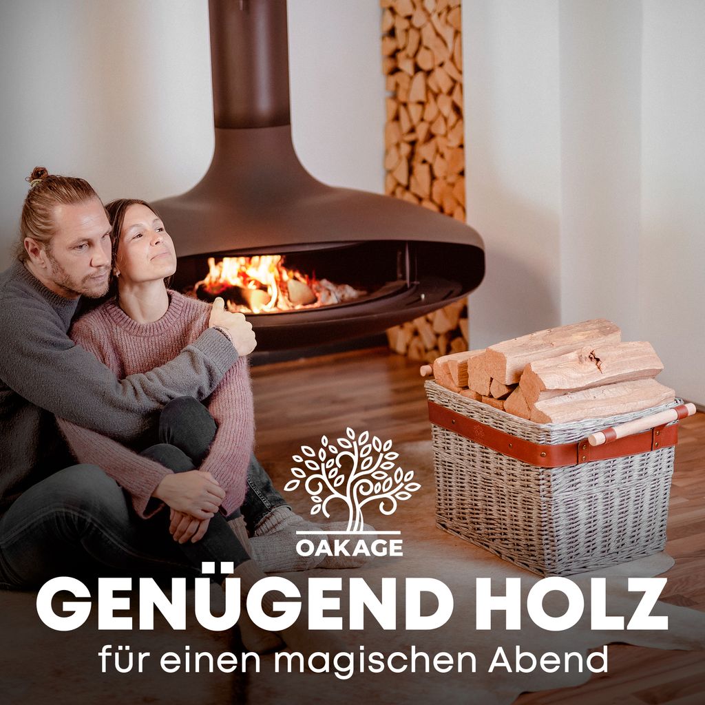 OAKAGE WillowWrap Holzkorb für Kaminholz aus | Kaufland.de