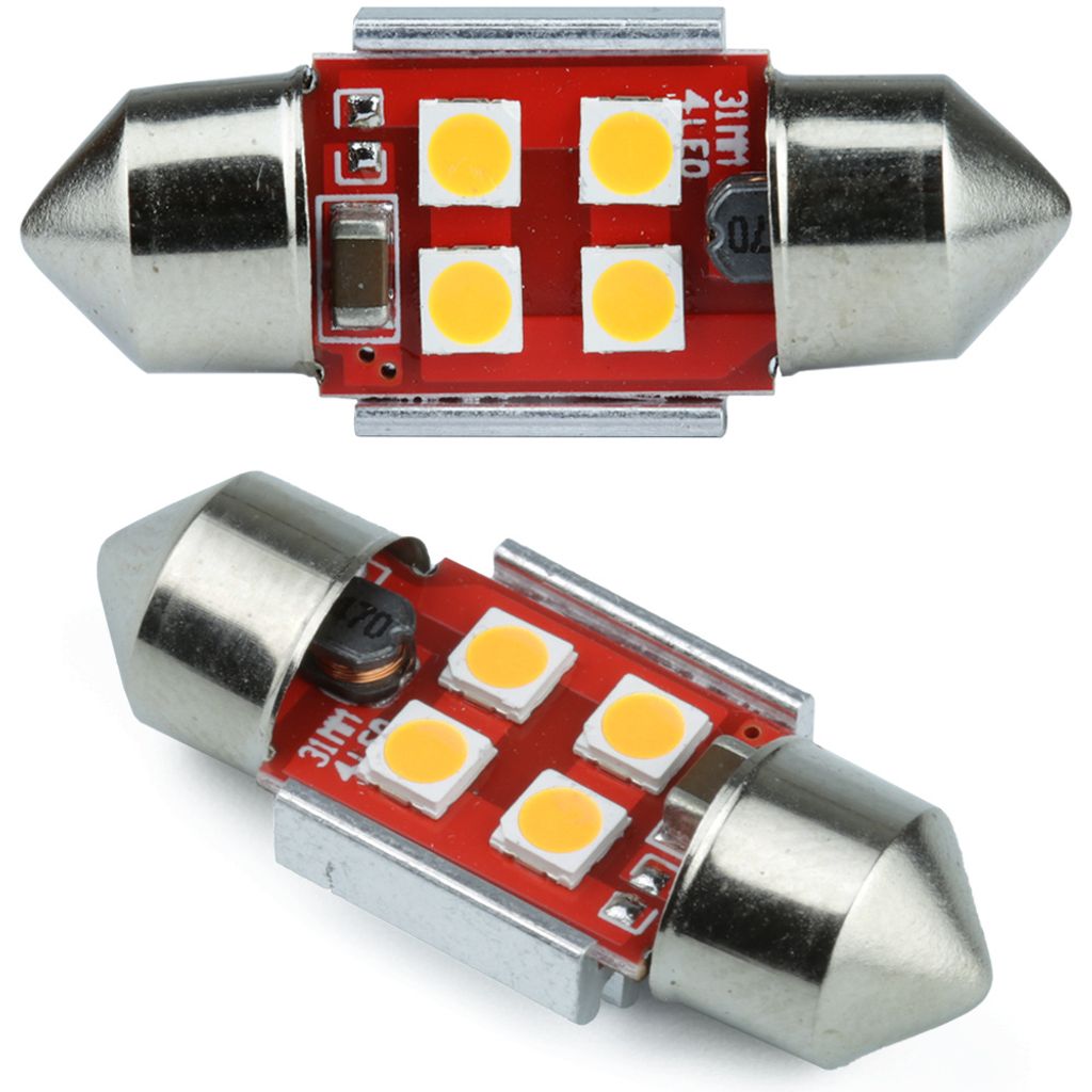Auto LED žárovka C5W 4 SMD 3535 CAN BUS | Kaufland.cz