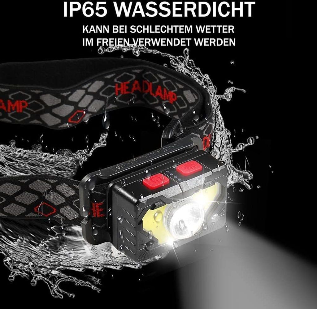 Welikera LED Stirnlampe, LED COB Kopflampe | Kaufland.de